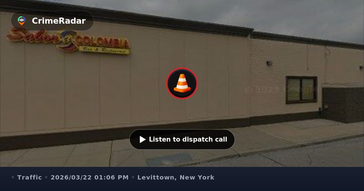 Two-car crash on Hempstead Turnpike parking lot, Levittown NY | CrimeRadar