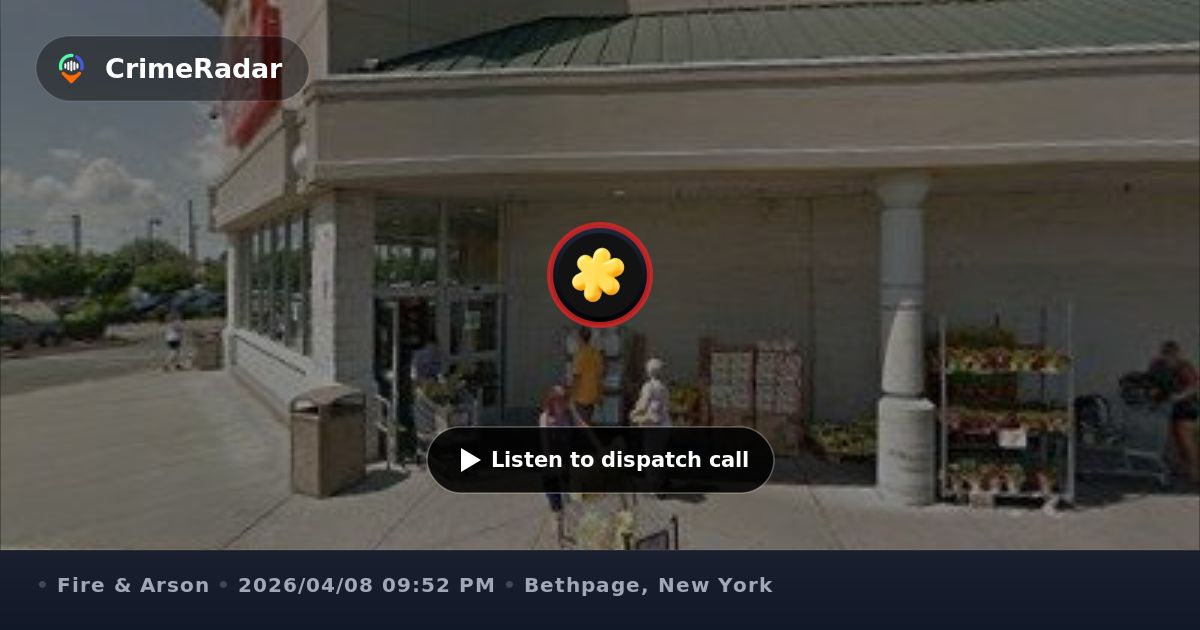 Automatic building fire at ShopRite on Hempstead Turnpike, Bethpage NY ...