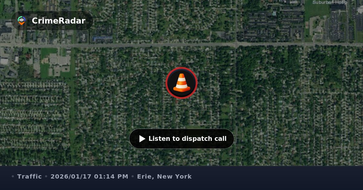 Deputy checks parked car near Fox Chapel Rd, Erie County NY | CrimeRadar