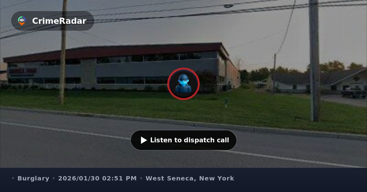 Alarm reported at industrial site on Clinton Street, West Seneca NY ...