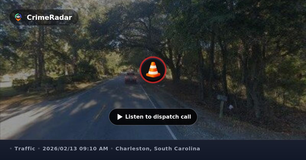 Traffic crash on Bohicket Road, Charleston County SC | CrimeRadar