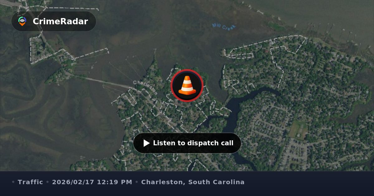 Automatic crash alert on Clements Ferry Road, Charleston SC | CrimeRadar