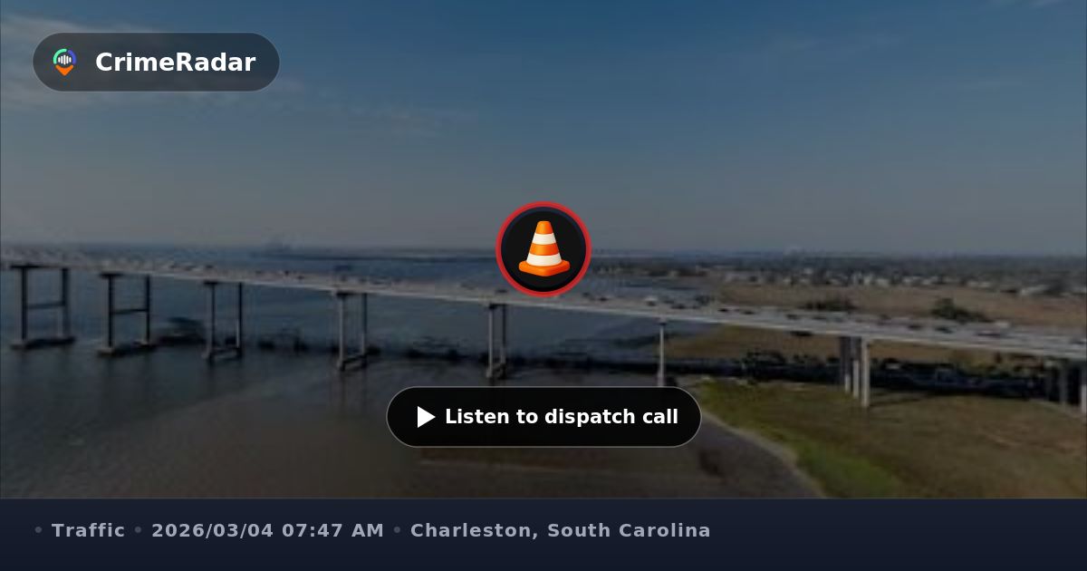 Officers respond to crash on Ravenel Bridge, Charleston SC | CrimeRadar