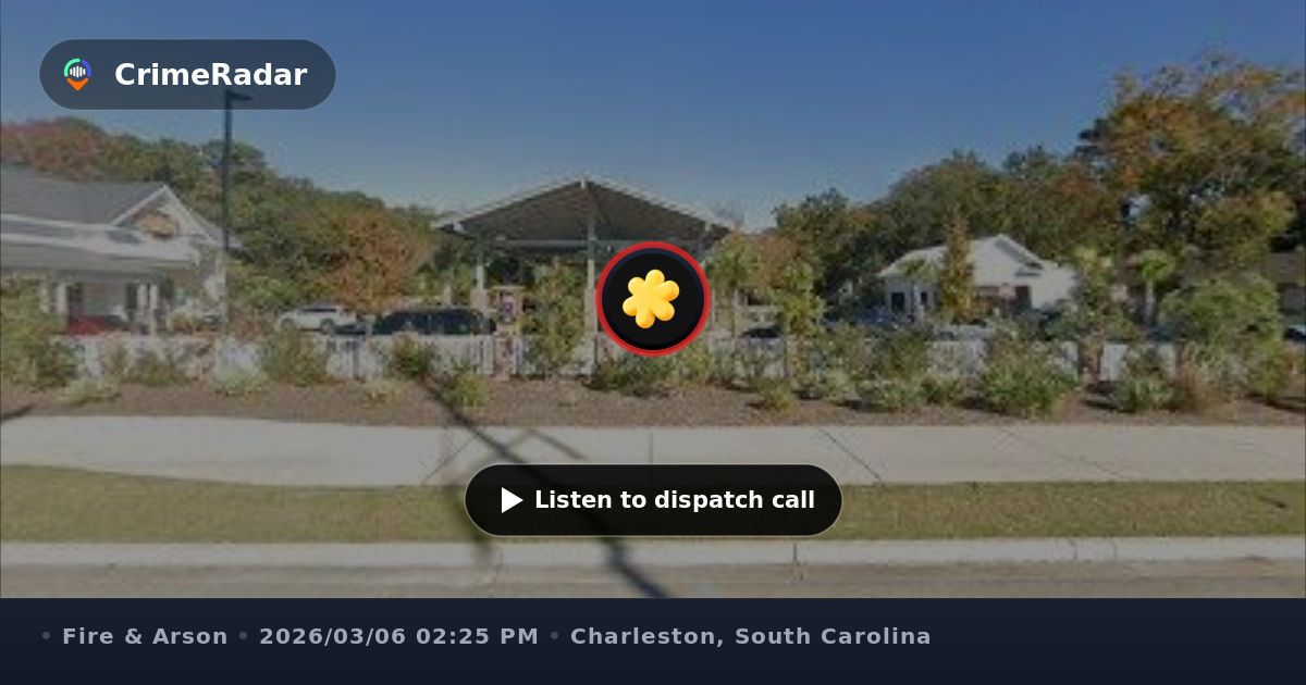 Vehicle fire reported on Folly Road, Charleston SC | CrimeRadar