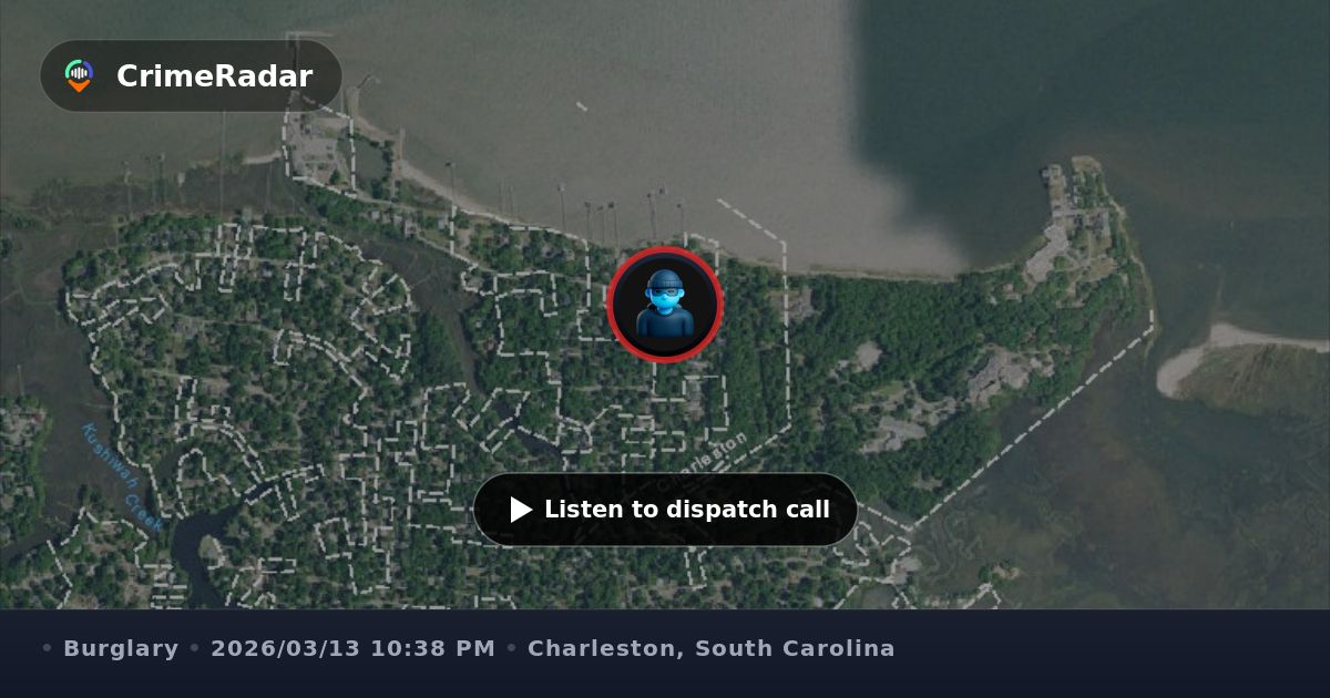 Residential alarm at home on Wade Circle, Charleston SC | CrimeRadar
