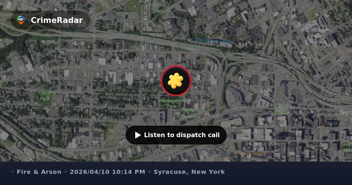 Smoke odor and crying baby reported at apartment, Syracuse NY | CrimeRadar