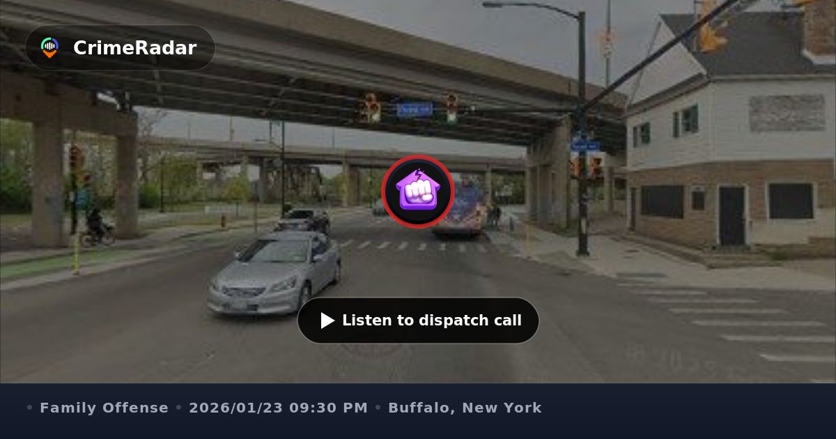 Officers stop vehicle in possible family dispute, Buffalo NY | CrimeRadar