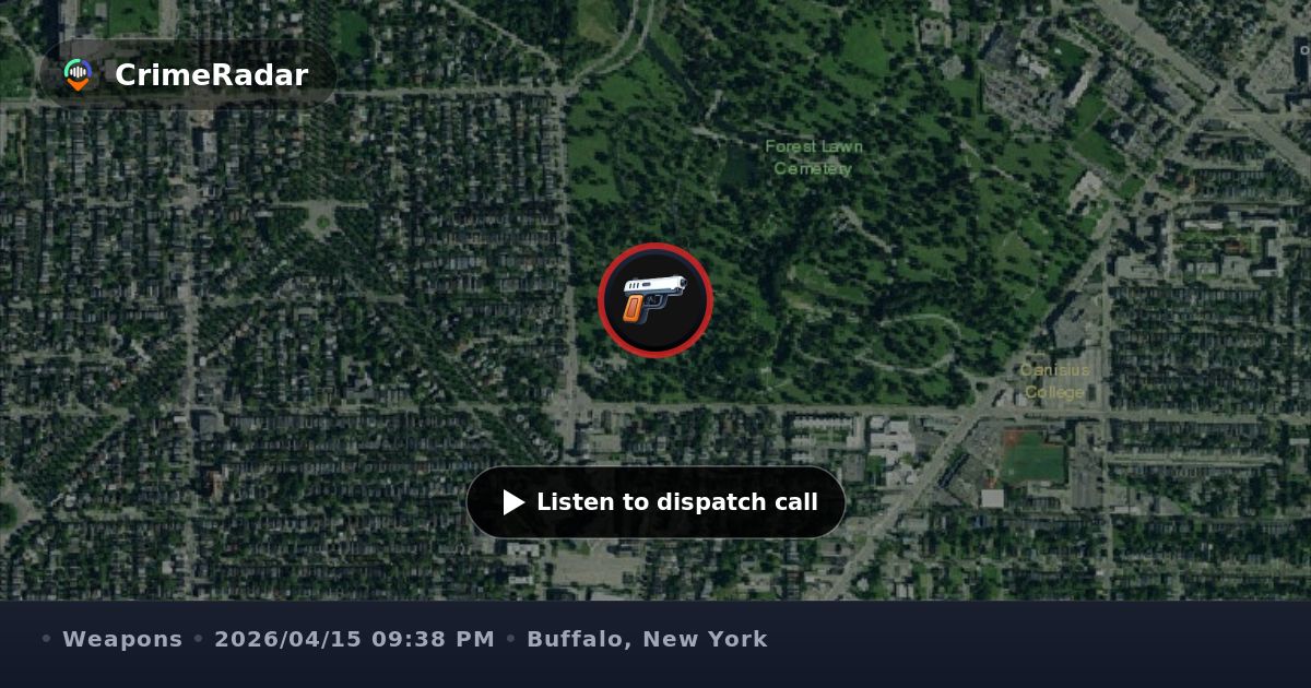 Multiple gunshots reported near Gates Circle, Buffalo NY | CrimeRadar