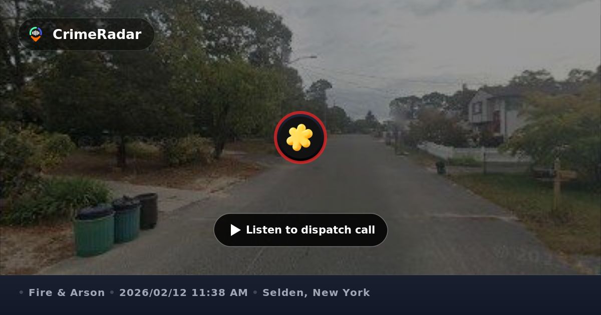 Food left on stove causes house smoke scare, Selden NY | CrimeRadar