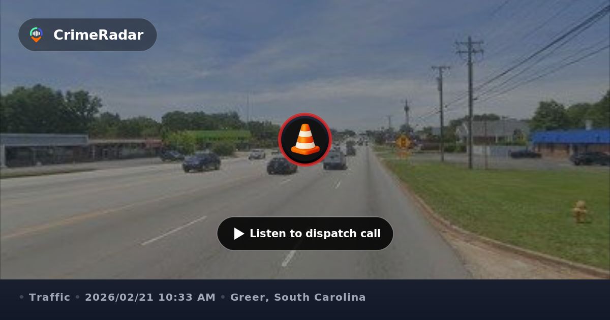 Pedestrian hit by vehicle on Hampton Boulevard, Greer SC | CrimeRadar