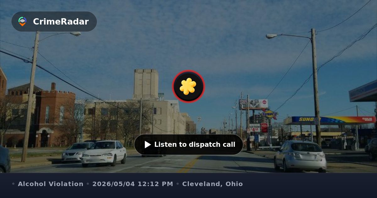 Elderly driver stumbling at gas station, Cleveland OH | CrimeRadar