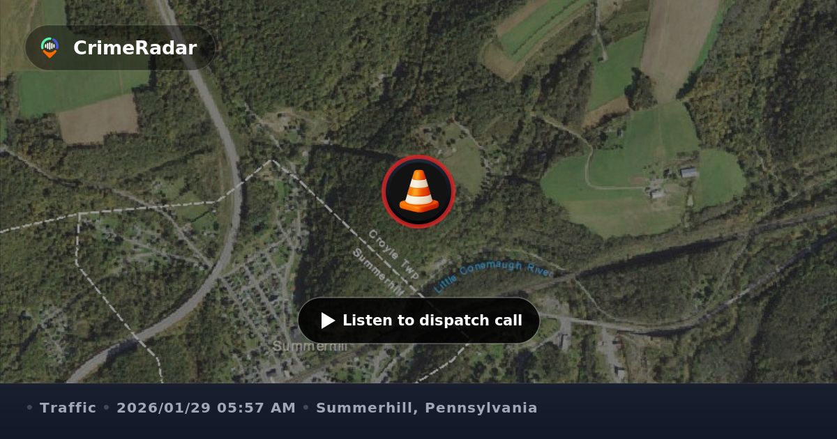 Single-vehicle crash closes Route 53 in Summerhill, Summerhill PA ...