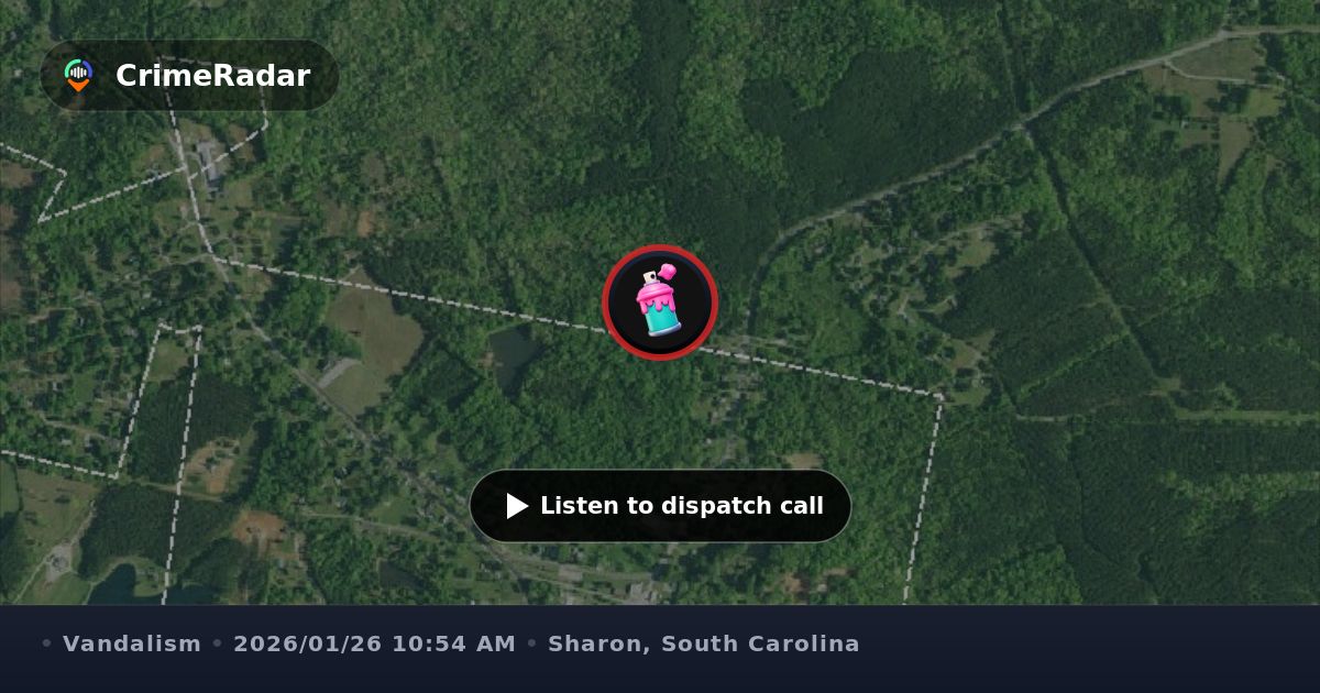 Mailboxes damaged by ATVs near Woodlawn St, Sharon SC | CrimeRadar