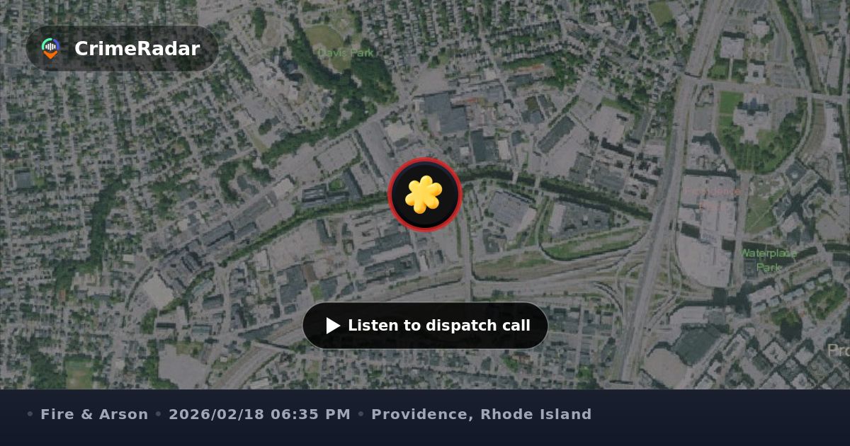 Fire alarm sounding on Dean Street, Providence RI | CrimeRadar