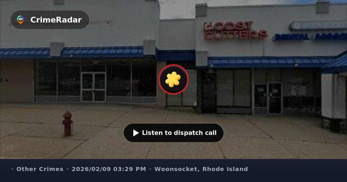 Possible arrest and transport near Diamond Hill Rd, Woonsocket RI ...