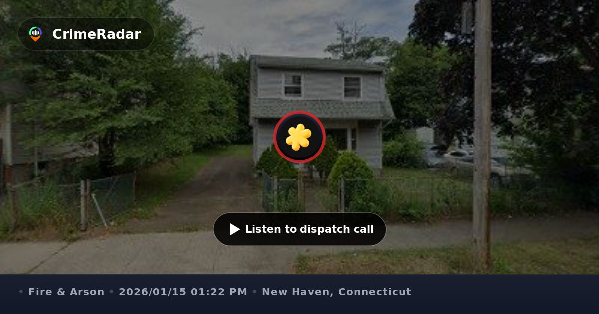 Car and structure fire near James St, New Haven CT | CrimeRadar
