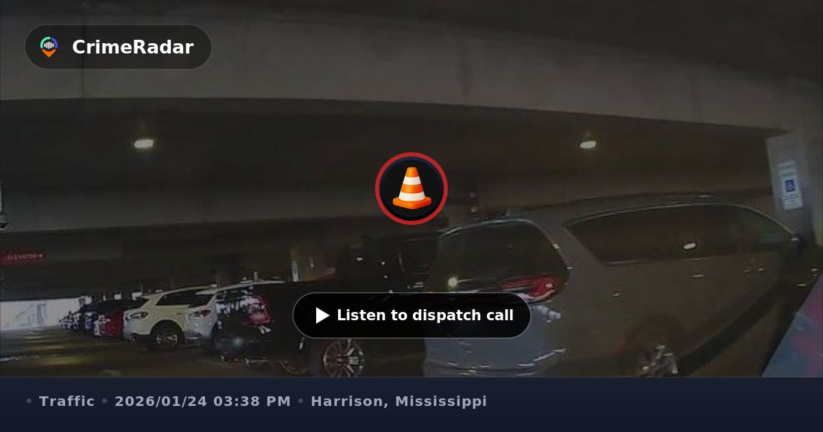 Single-vehicle crash on I‑110 bridge, Harrison County MS | CrimeRadar