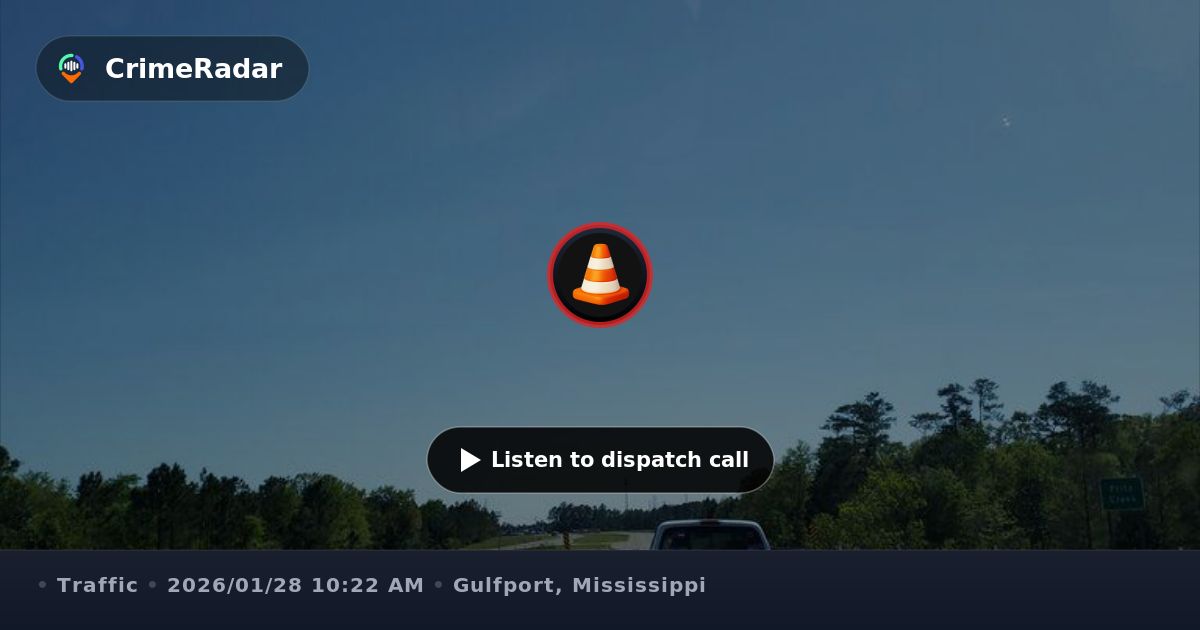 Traffic accident with extrication near John Ross Rd, Gulfport MS ...