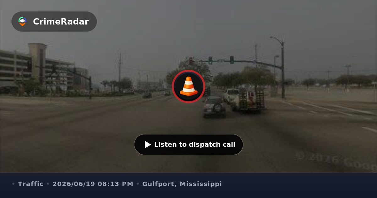 Multi-vehicle crash with head injury in Gulfport, Gulfport MS | CrimeRadar