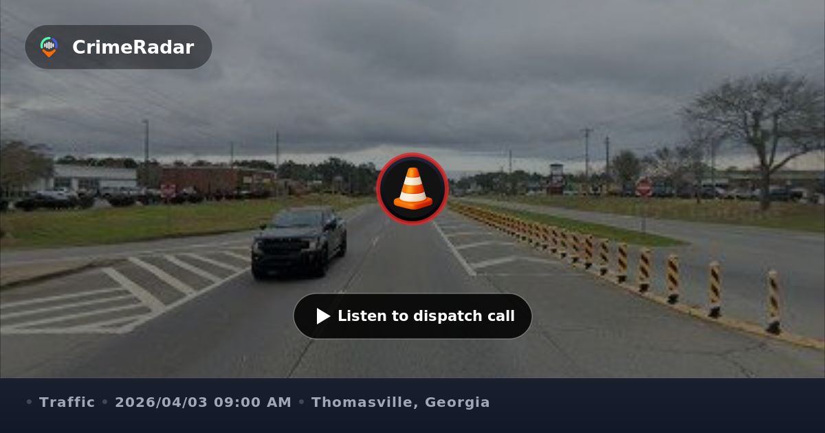 Highway crash with semi truck on fire on US 19, Thomasville GA | CrimeRadar