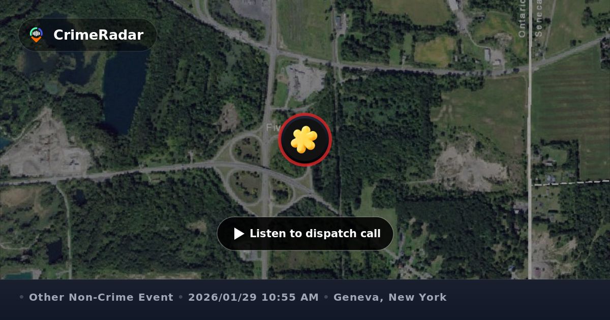 Officer returns lost dog near State Route 96, Geneva NY | CrimeRadar