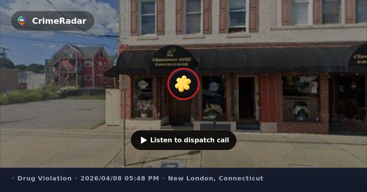 Overdose reported near restaurant on Bank Street, New London CT ...