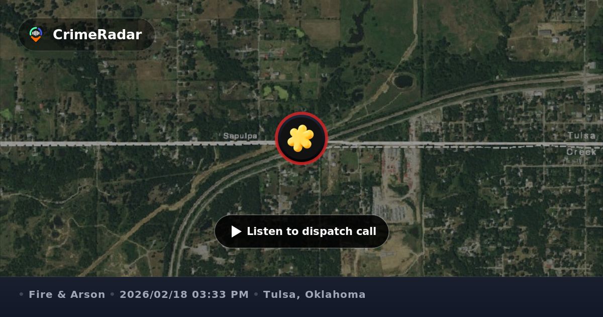 Crews respond to grass fire on South 80th West Avenue, Tulsa OK ...