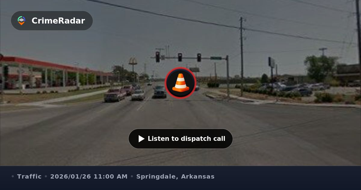 Traffic unit assists with stalled vehicle near Robinson Ave, Springdale ...