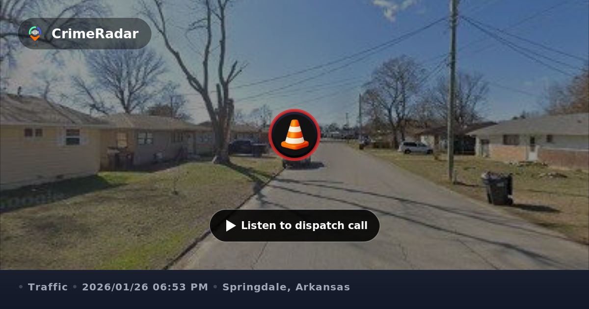 Vehicle stuck near Sunset and Cemetery, Springdale AR | CrimeRadar