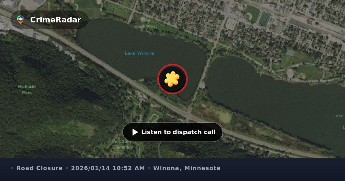 Ladder removed from roadway near Garvin Heights Rd, Winona MN | CrimeRadar