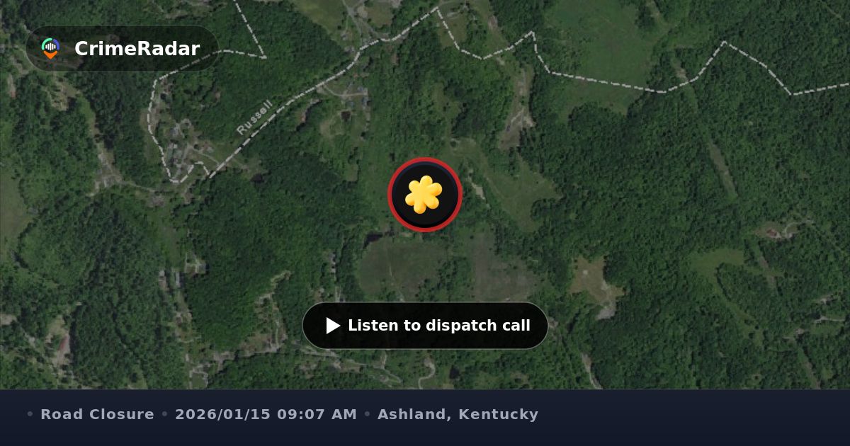 Icy road conditions prompt traffic control, Ashland KY | CrimeRadar