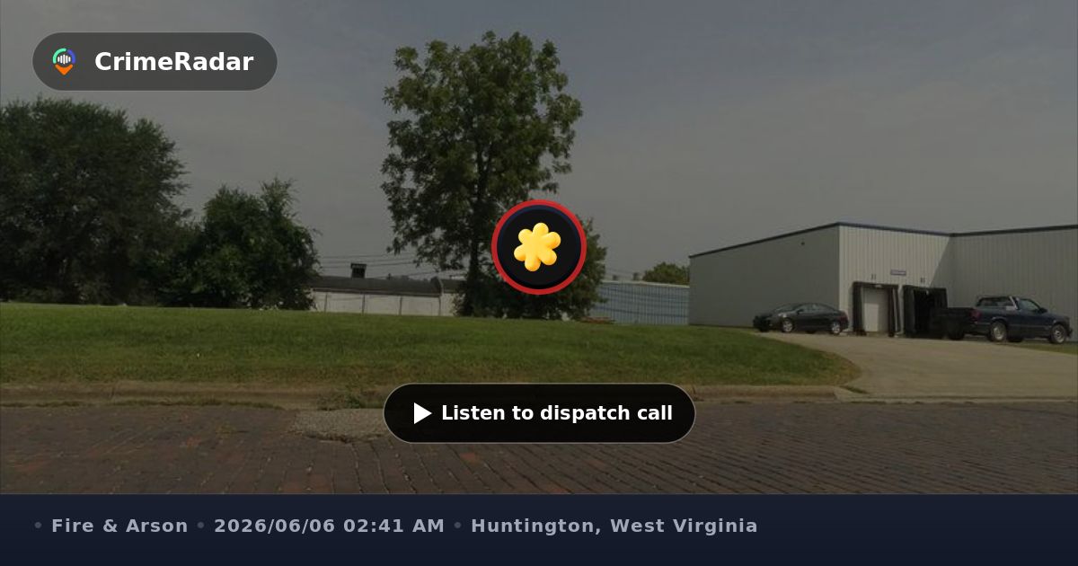 Fire alarm with water flow at Columbia Paint, Huntington WV | CrimeRadar