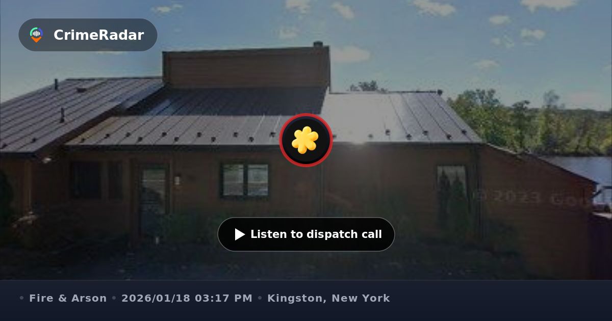 Vehicle fire near Abeel St boat dock, Kingston NY | CrimeRadar