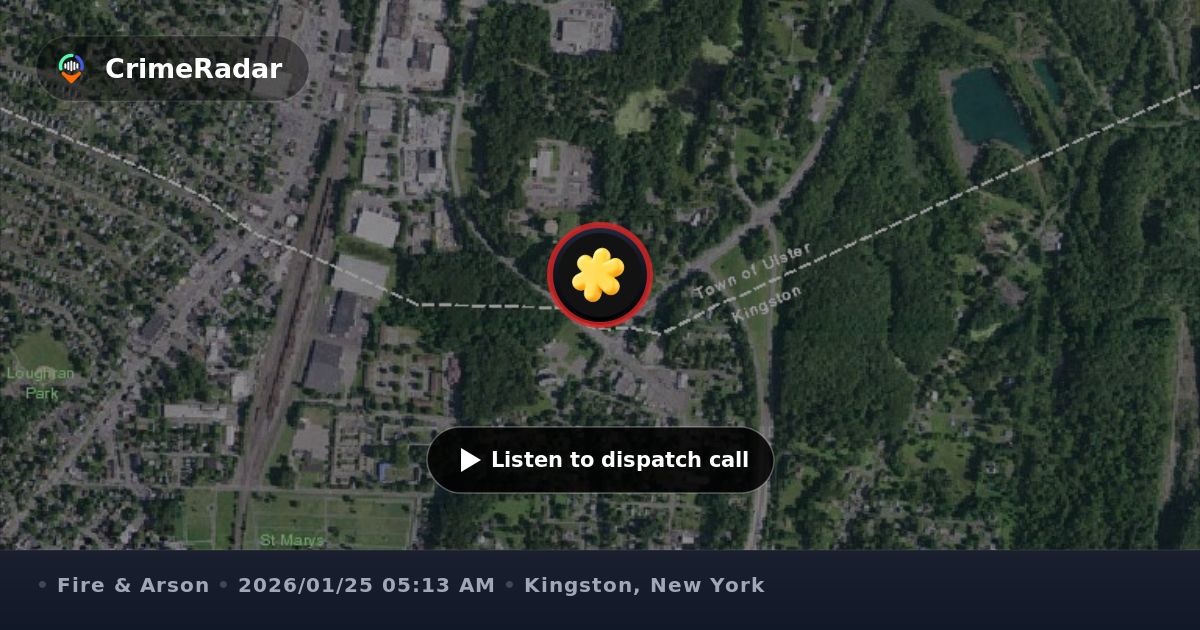 Fire alarm triggered near East Chester St, Kingston NY | CrimeRadar