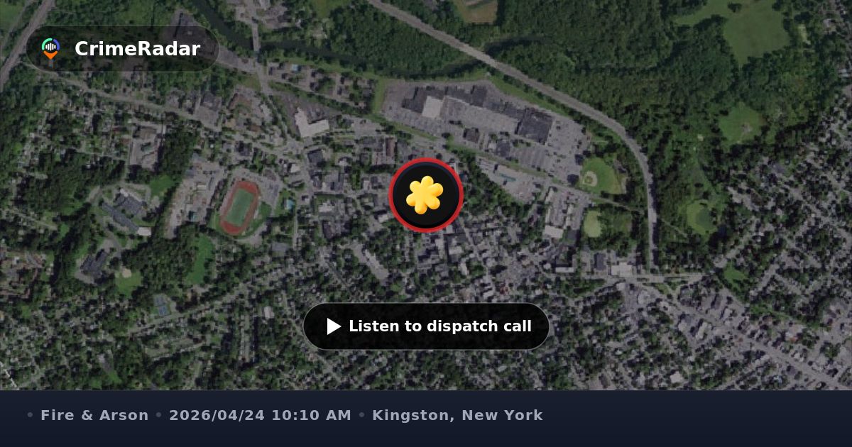 Fire alarm activation on Crown Street in Kingston, Kingston NY | CrimeRadar