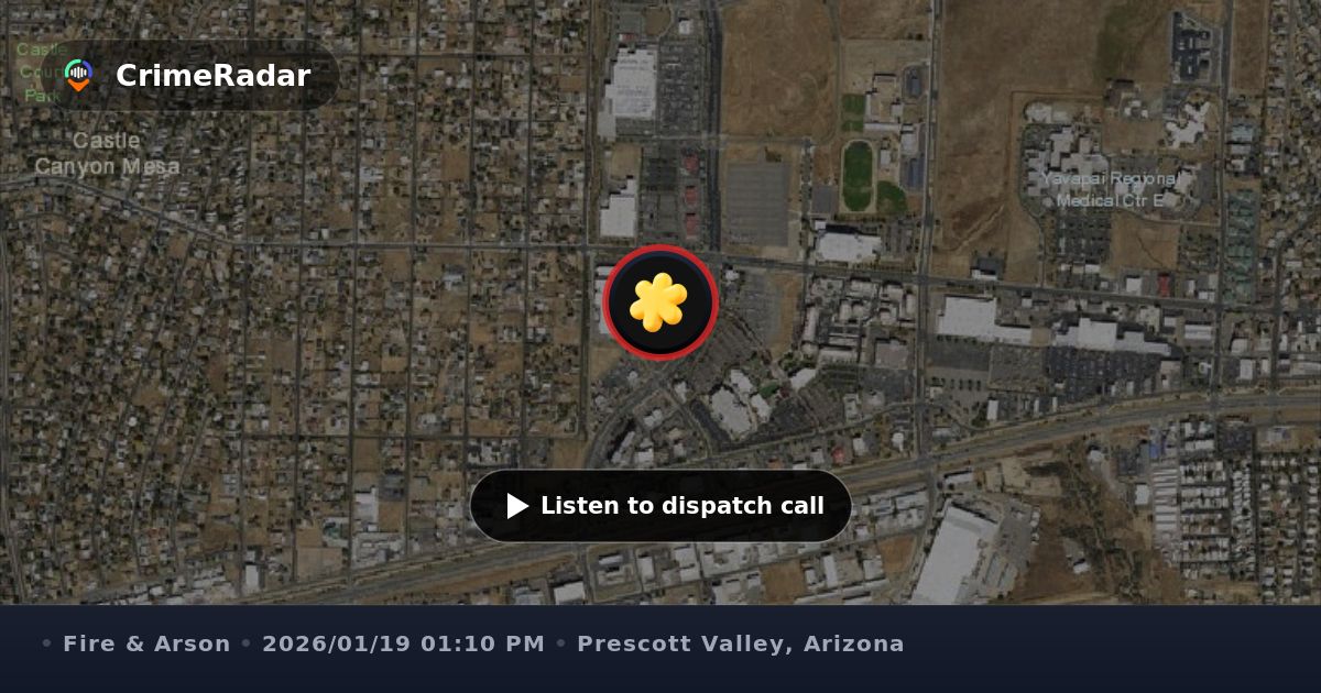 Fire alarm canceled near Pav Way, Prescott Valley AZ | CrimeRadar