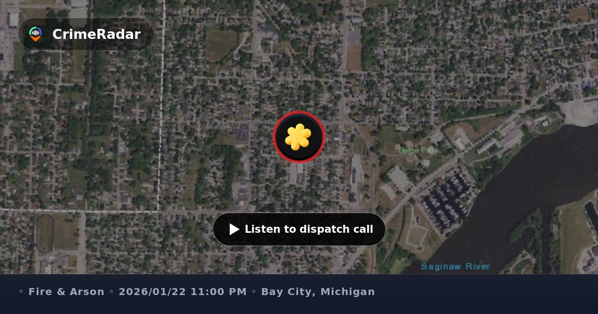 Fire crews investigate smoke odor on State St, Bay City MI | CrimeRadar