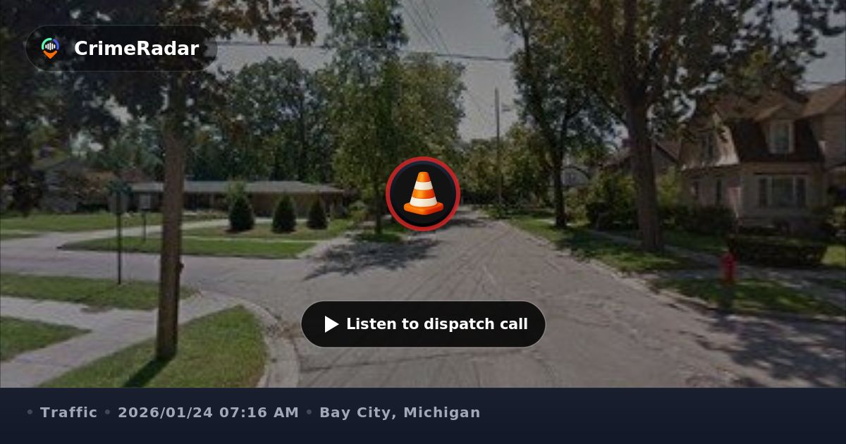 Traffic stop near Park Ave gas station, Bay City MI | CrimeRadar