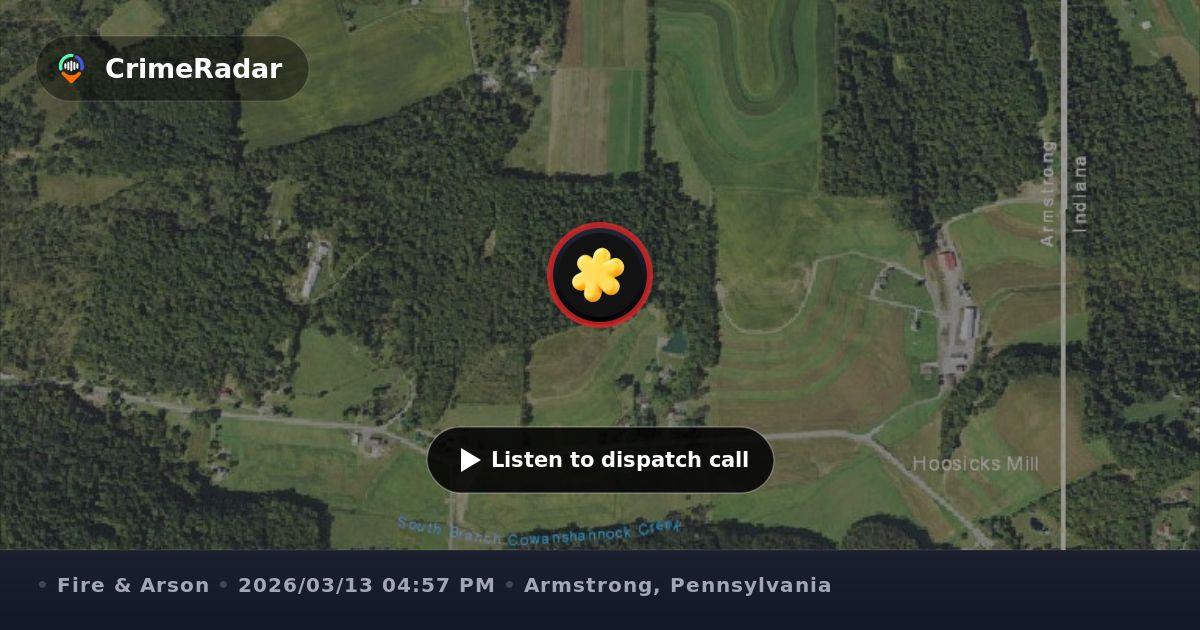 Power line down in yard causing power outage, Armstrong County PA ...