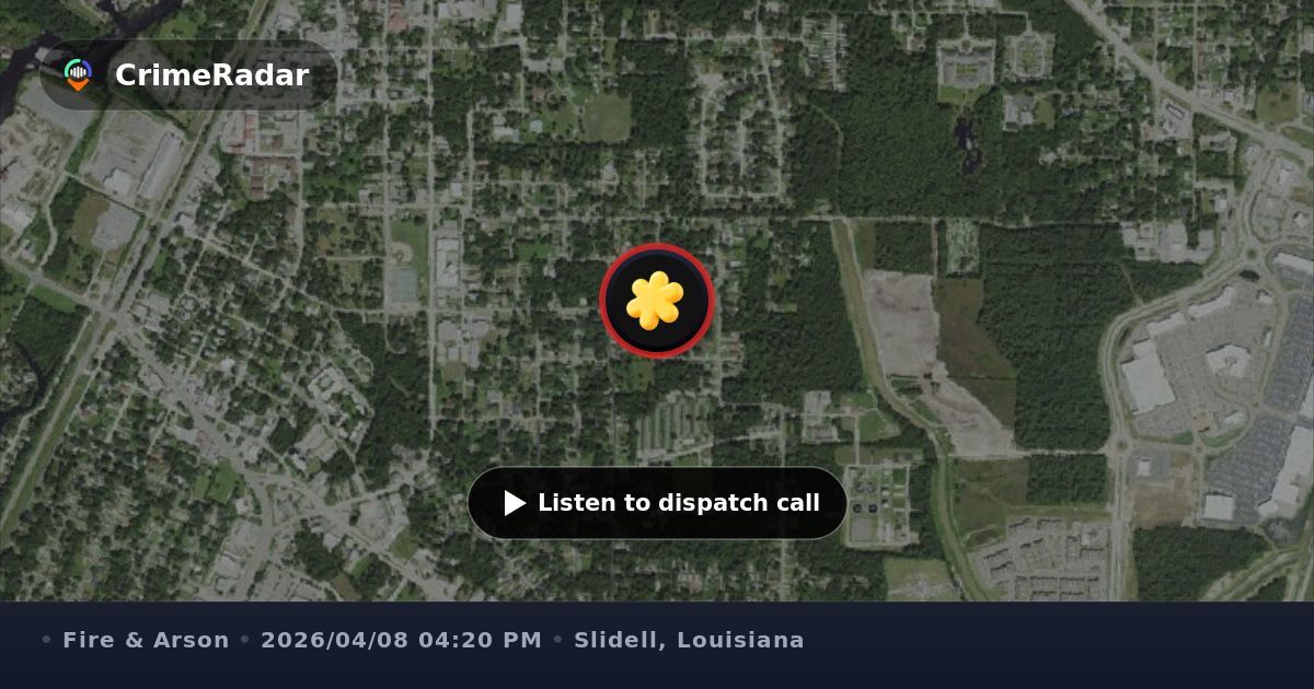 Propane odor reported at Pinecrest Trailer Park, Slidell LA | CrimeRadar