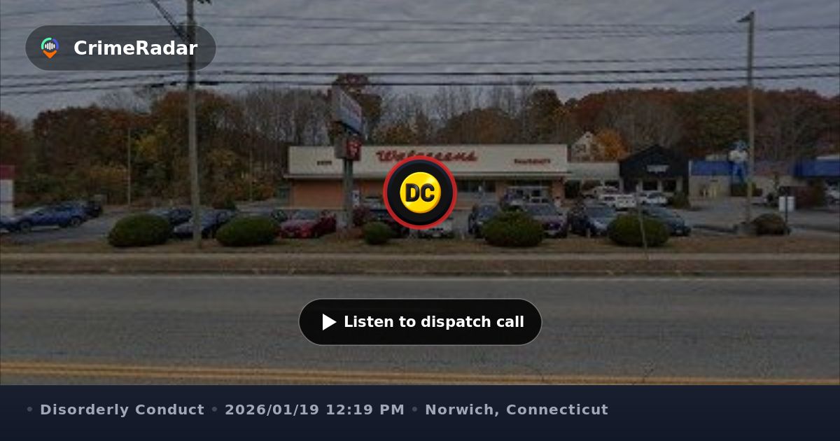 Possible trespass request near Main St, Norwich CT | CrimeRadar