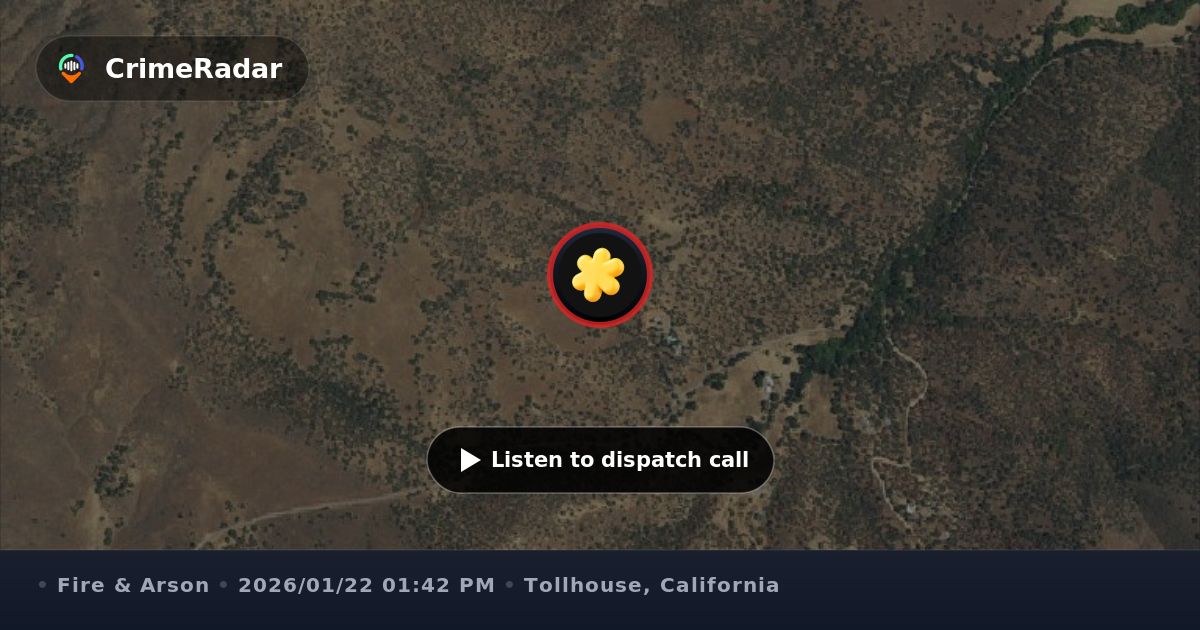 Fire crews address trash fire near Watts Valley Rd, Tollhouse CA ...