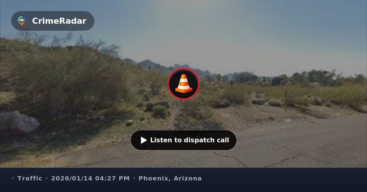 Traffic stop for red light violation on N 36th St, Phoenix AZ | CrimeRadar