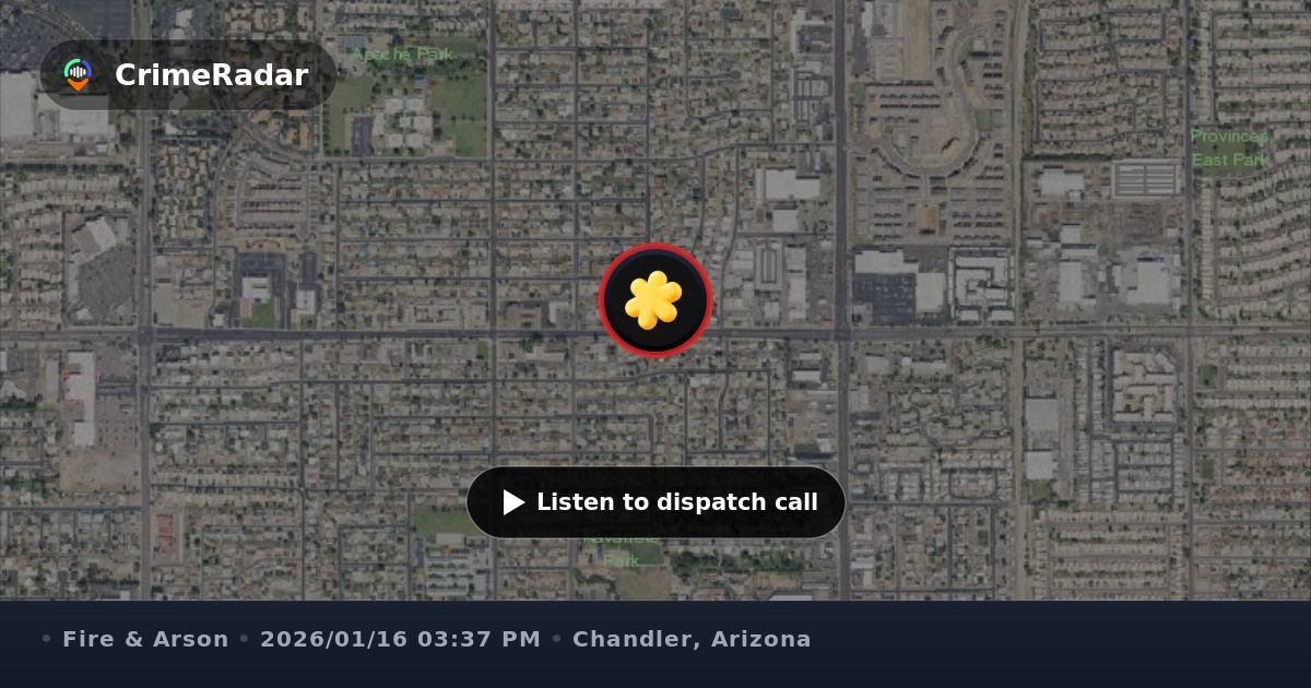 Fire crews check possible alarm near North Arizona Ave, Chandler AZ ...