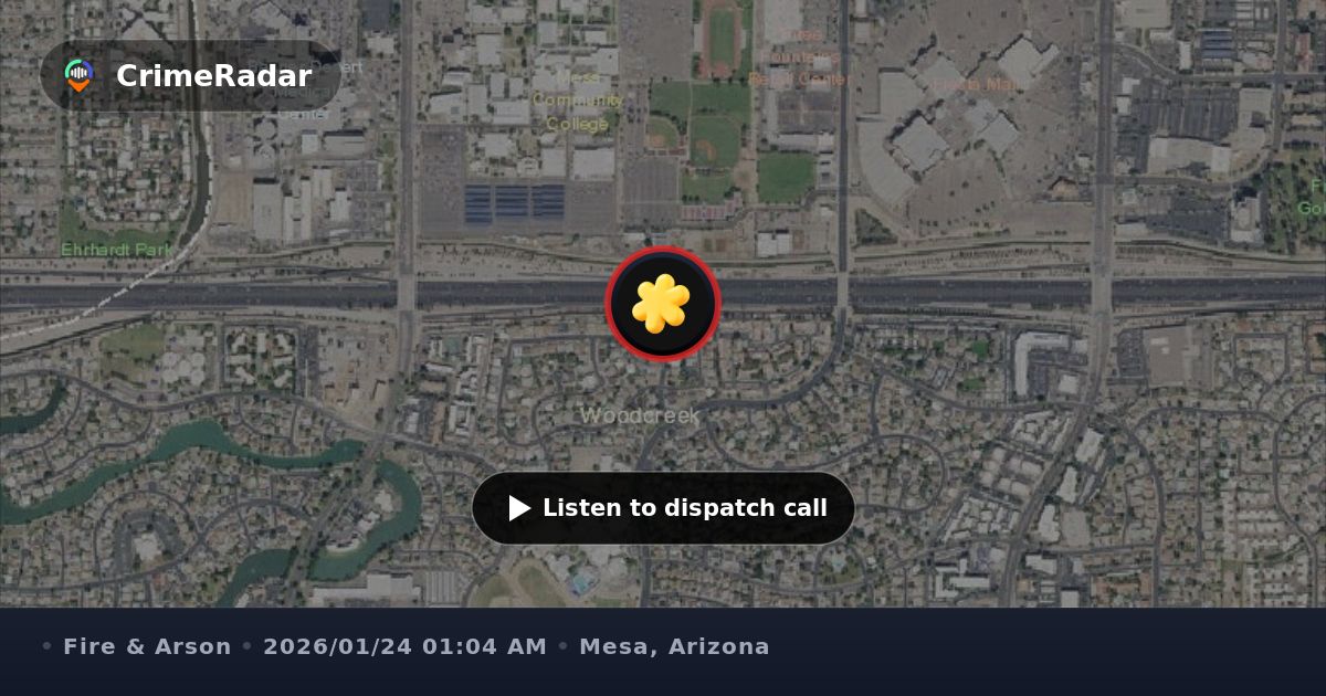 Apartment fire with multiple injuries in Mesa, Mesa AZ | CrimeRadar