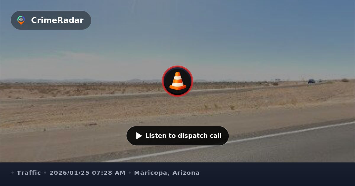 Traffic stop on Interstate 10, Maricopa County AZ | CrimeRadar