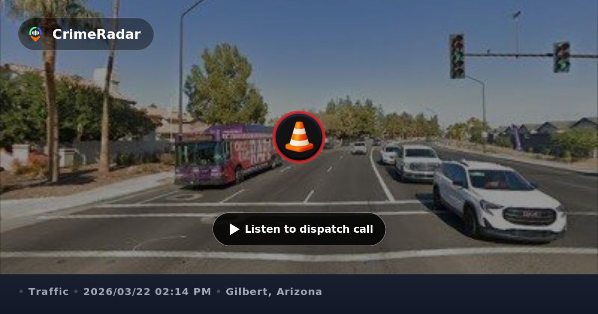 Multi-vehicle crash at Ash Street and Gilbert Road, Gilbert AZ | CrimeRadar
