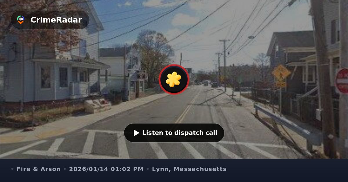 Fire crews respond to carbon monoxide alarm on Cottage St, Lynn MA ...