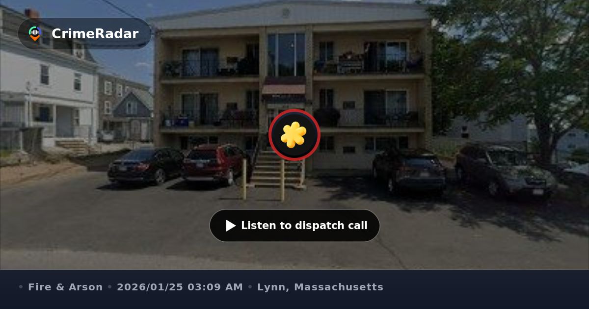 Firefighters respond to blaze on Essex St, Lynn MA | CrimeRadar