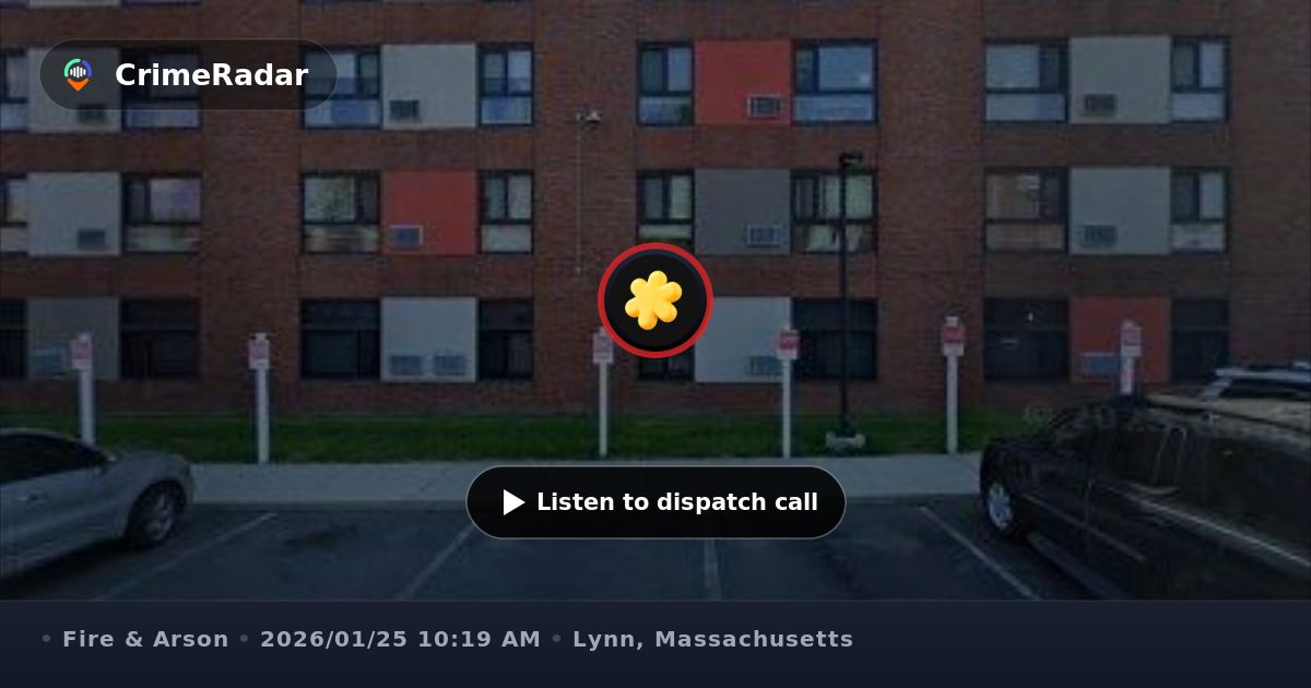Fire crews check alarm at Pleasant St station, Lynn MA | CrimeRadar